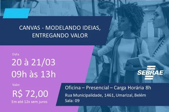 Sebrae/PA | Loja Virtual - Modelando ideias, entregando valor (Canvas)# ...