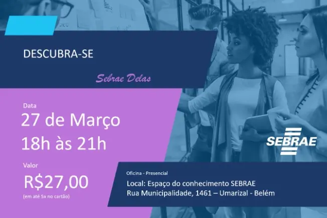 Sebrae/PA | Loja Virtual - Descubra-se! Sebrae Delas#oSebraeTem